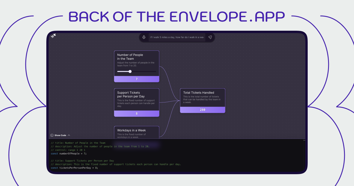 Back of the Envelope